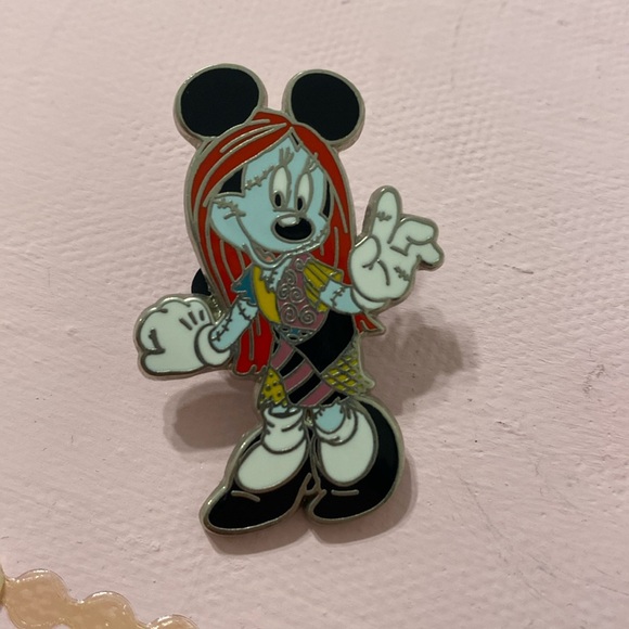 Disney | Jewelry | Disney Minnie X Sally Pin | Poshmark